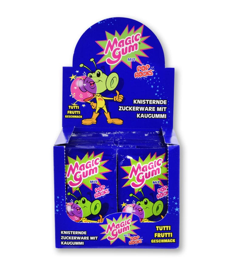 Knisterkaugummi Magic Gum Tutti Frutti - WOW-Effekt - MellowCompany